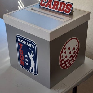 Gift Card Box Golf Themed Money Box for Birthdays, Anniversaries ...