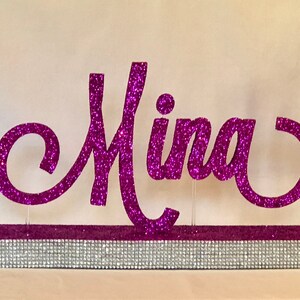 Glitter Name Candle Lighting Display: Sweet Sixteen, Quinceanera ...