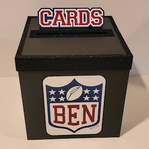 Gift Card Box - Football Themed Money Box for Birthdays, Anniversaries ...