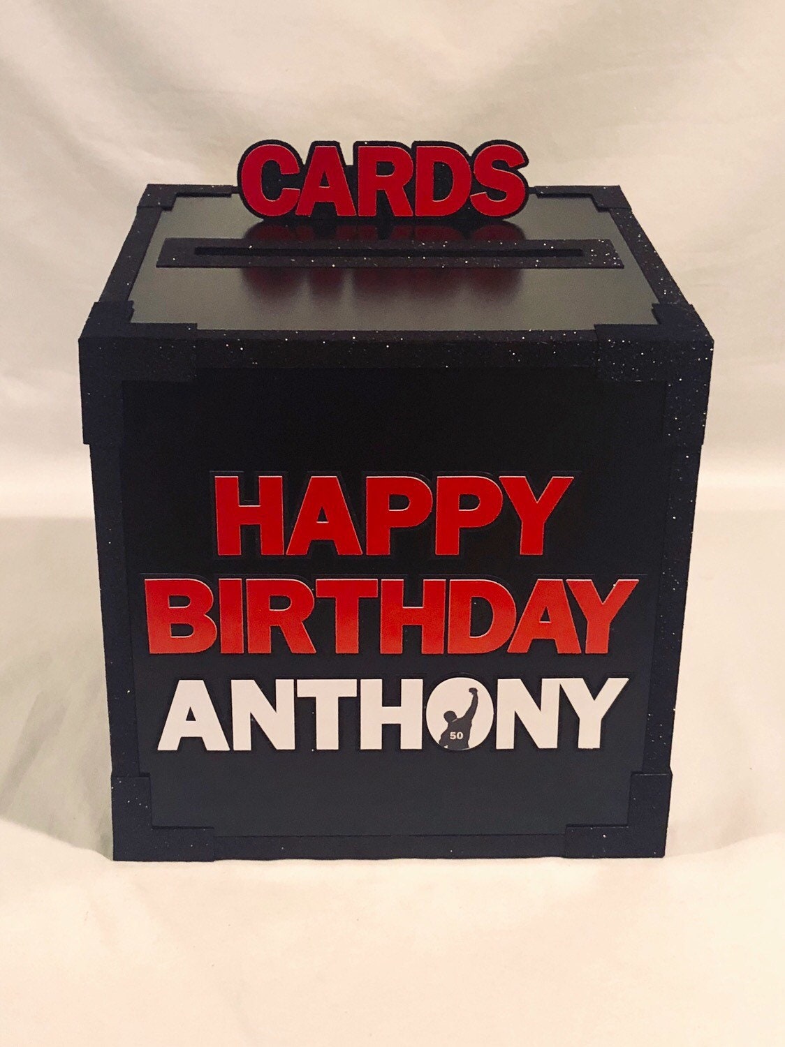 Gift Card Box Football Themed Money Box for Birthdays - Etsy