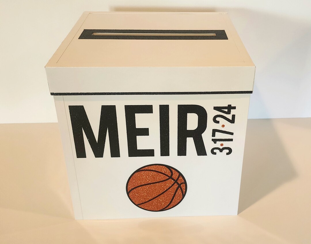 Gift Card Box Basketball Themed - Etsy