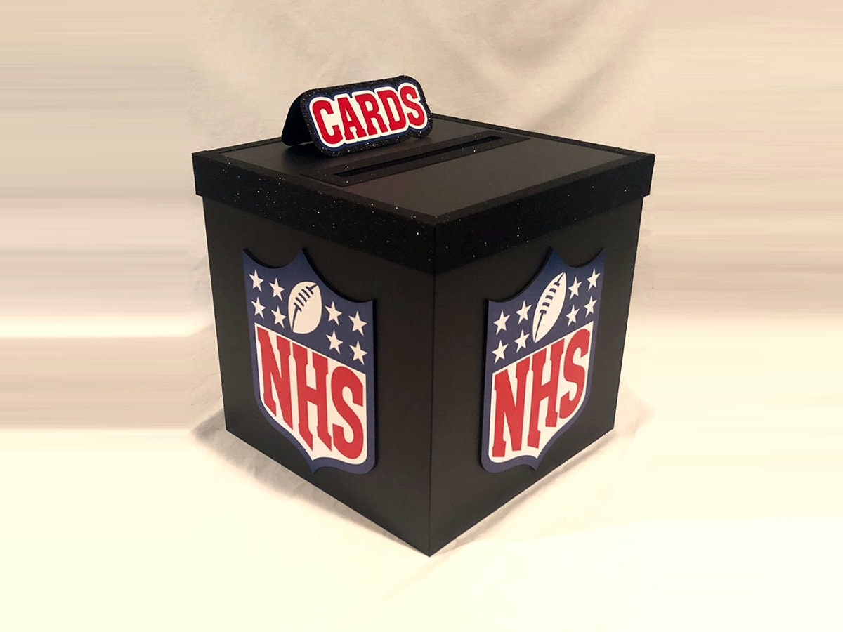 Gift Card Box Football Themed Money Box for Birthdays - Etsy