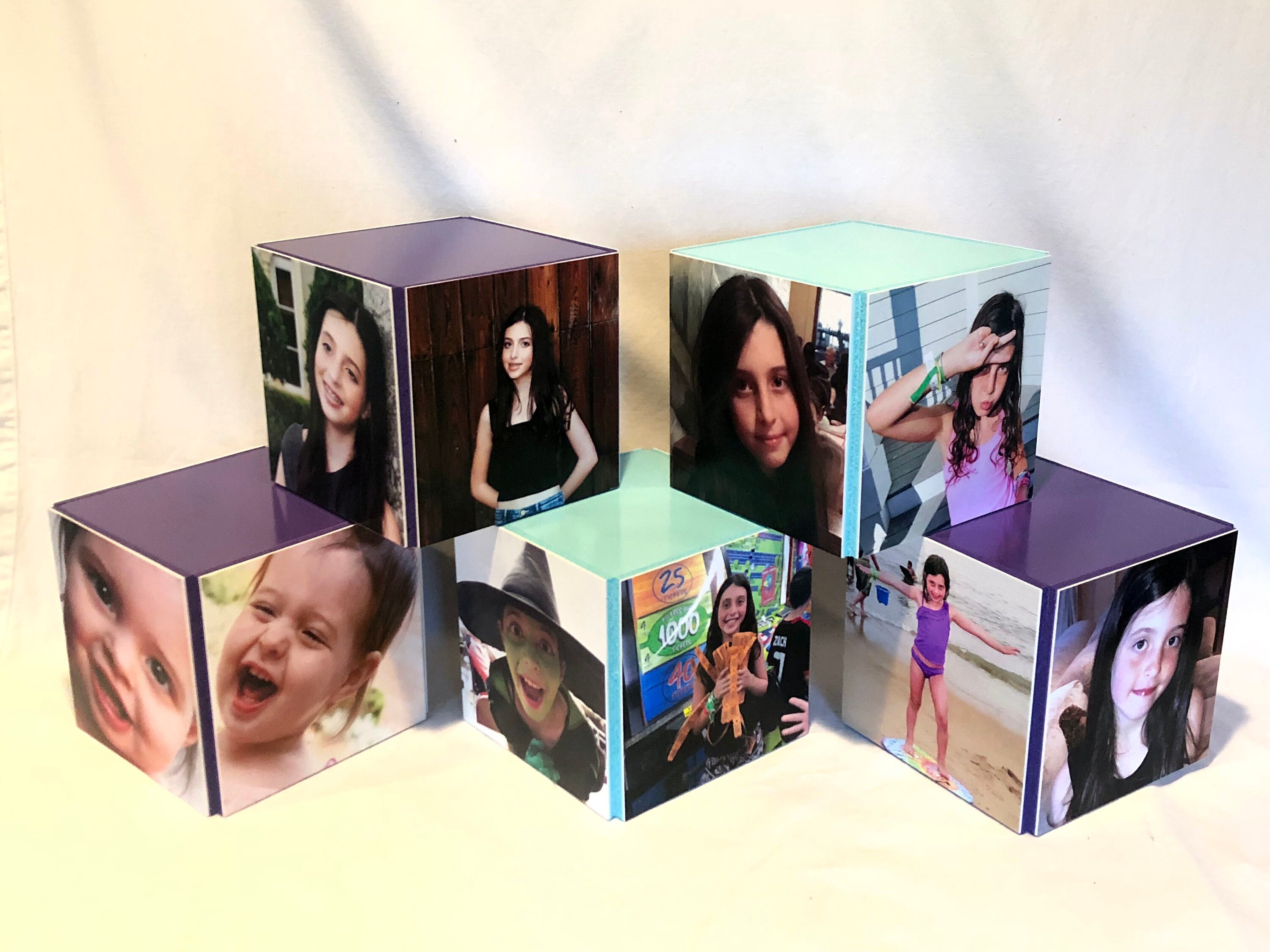 Photo Cube Centerpieces for Sweet Sixteen Quinceanera | Etsy