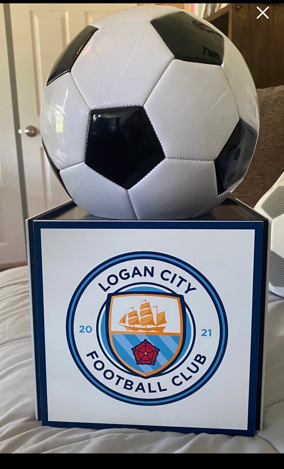 Photo Cube Centerpiece Soccer Themed Photo Cube - Etsy