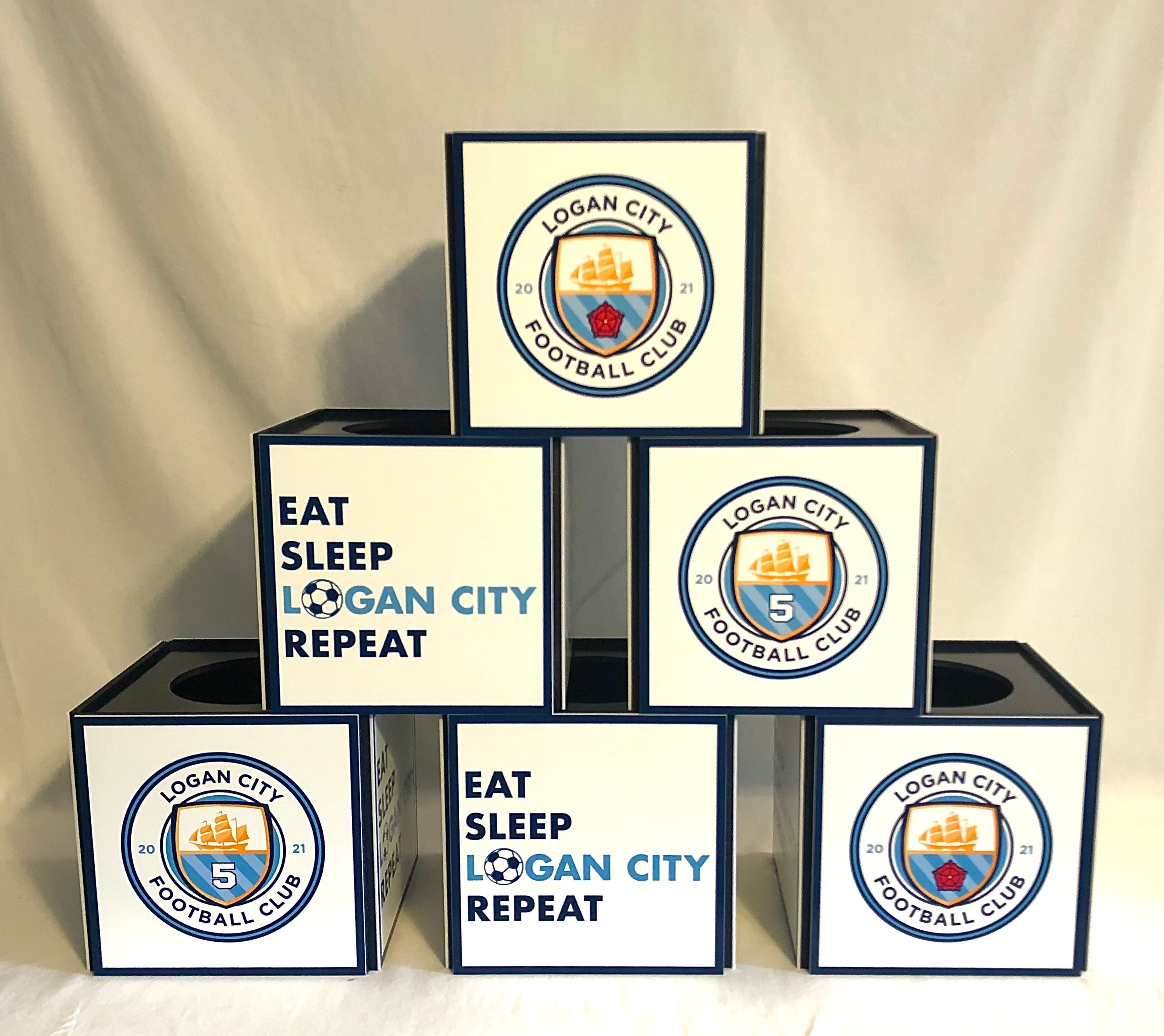 Photo Cube Centerpiece Soccer Themed Photo Cube - Etsy