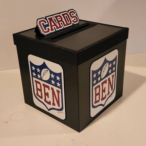 Gift Card Box - Football Themed Money Box for Birthdays, Anniversaries ...