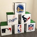 Photo Cube Centerpiece With Astro Turf Tops - Etsy