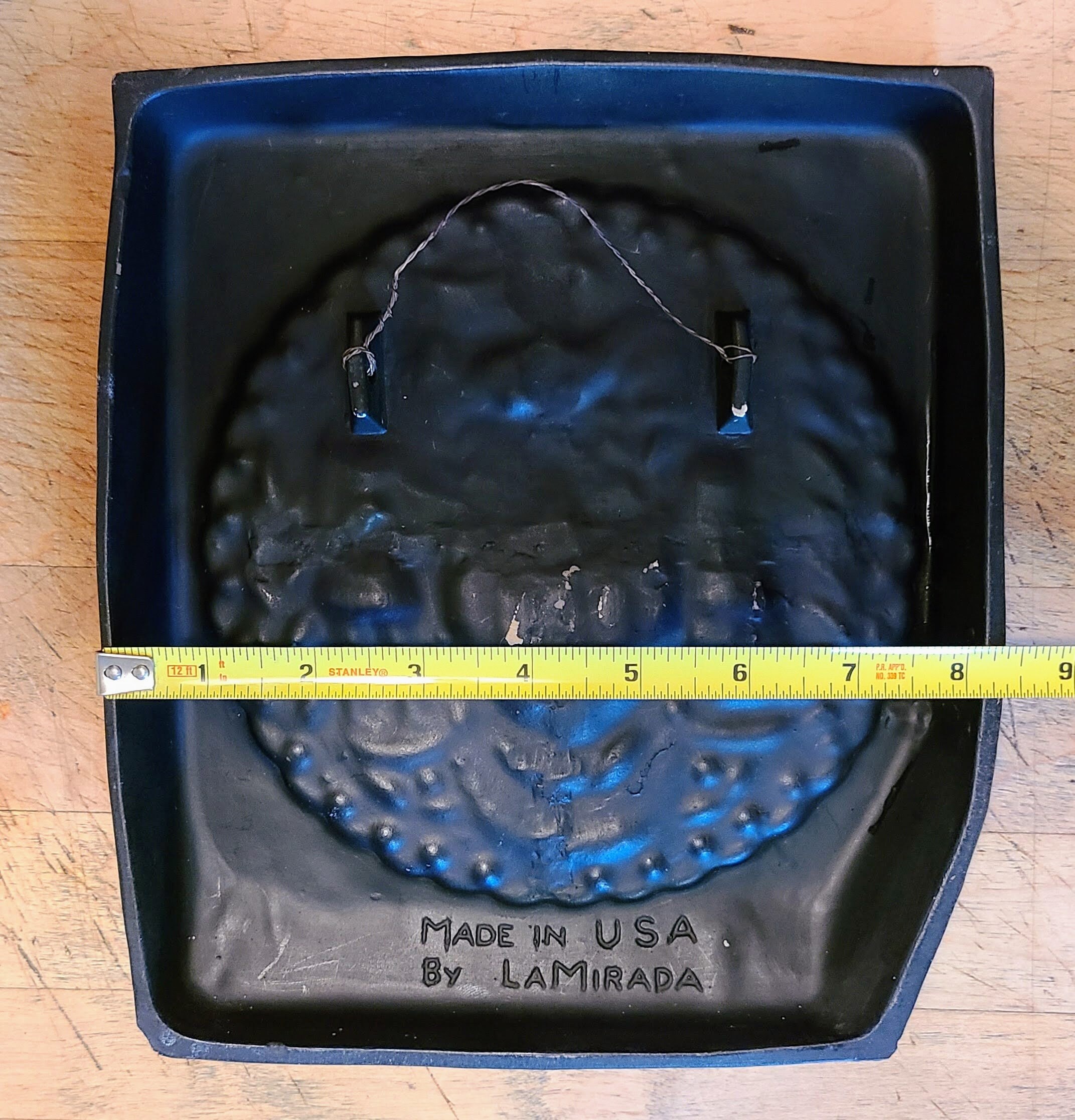 Vintage La Mirada California Pottery Wall Plaque Mold / Colonial-folk ...