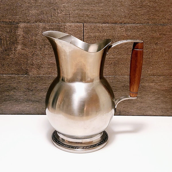 Wood Handle Pitcher - Etsy