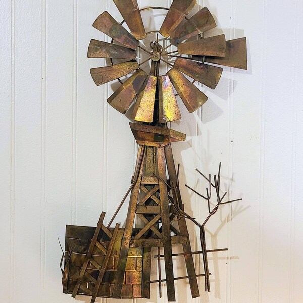 Metal Windmill - Etsy