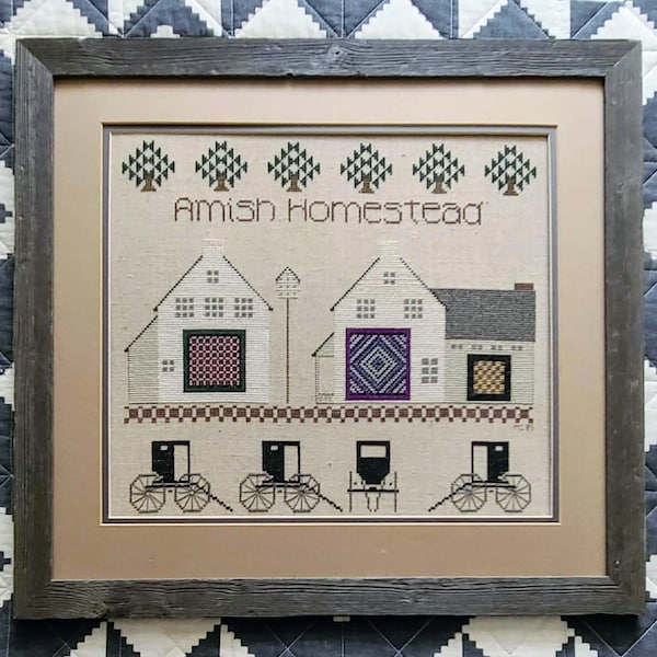 Homestead Cross Stitch - Etsy