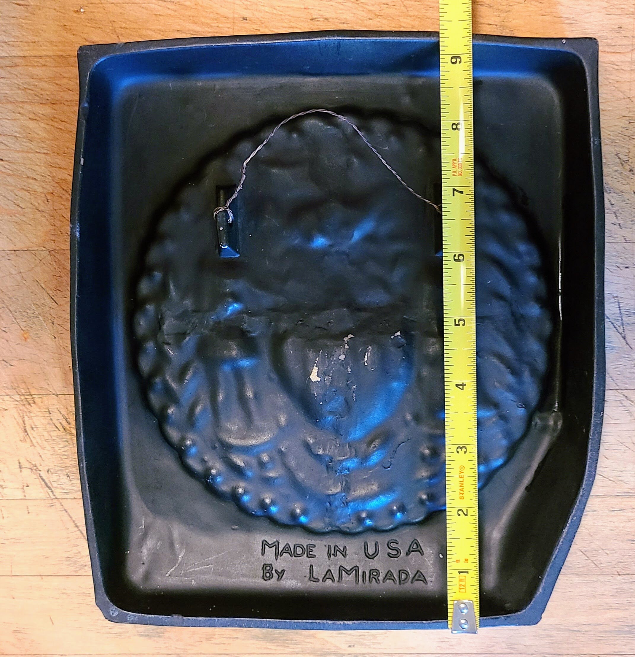 Vintage La Mirada California Pottery Wall Plaque Mold / Colonial-folk ...