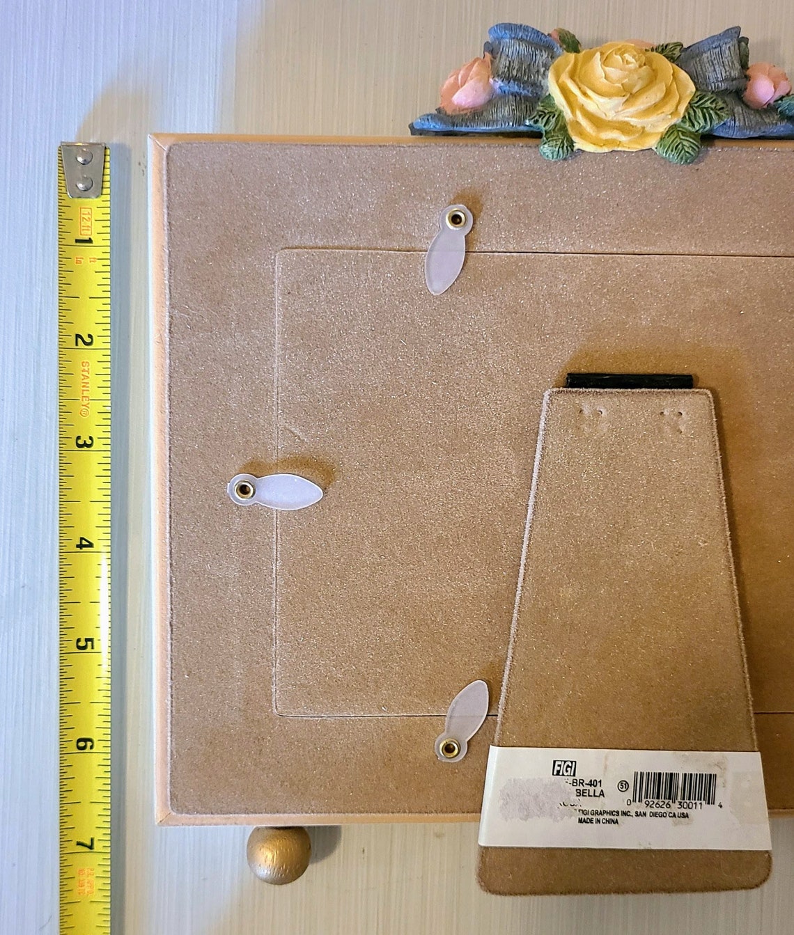 Vintage Wood Hand Painted 4x6 Picture Frame by Bella Rosa Figi - Etsy