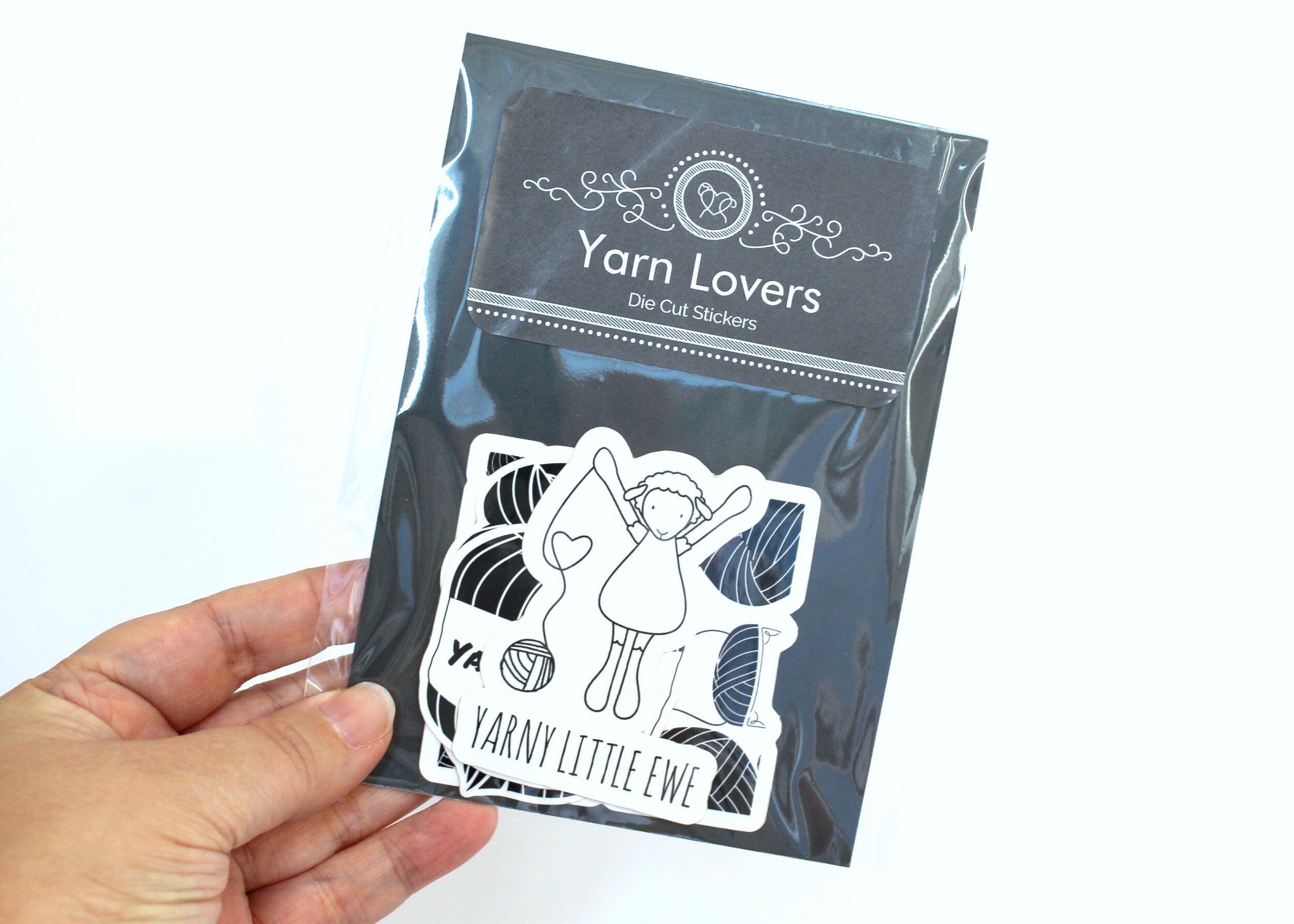 Dear Ewe | Yarn Lovers Die Cut Sticker Pack | Yarn Vinyl Sticker, Yarn ...
