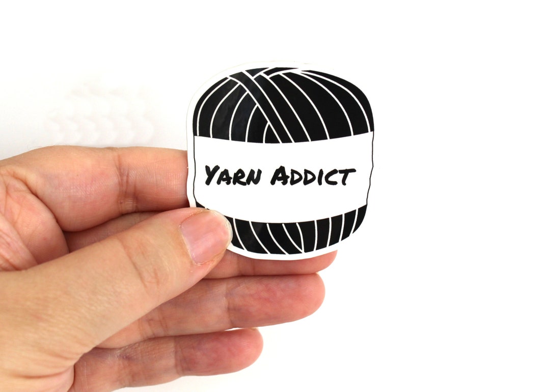 Dear Ewe | Single Yarn Addict Die Cut Sticker | Yarn Lover Sticker ...