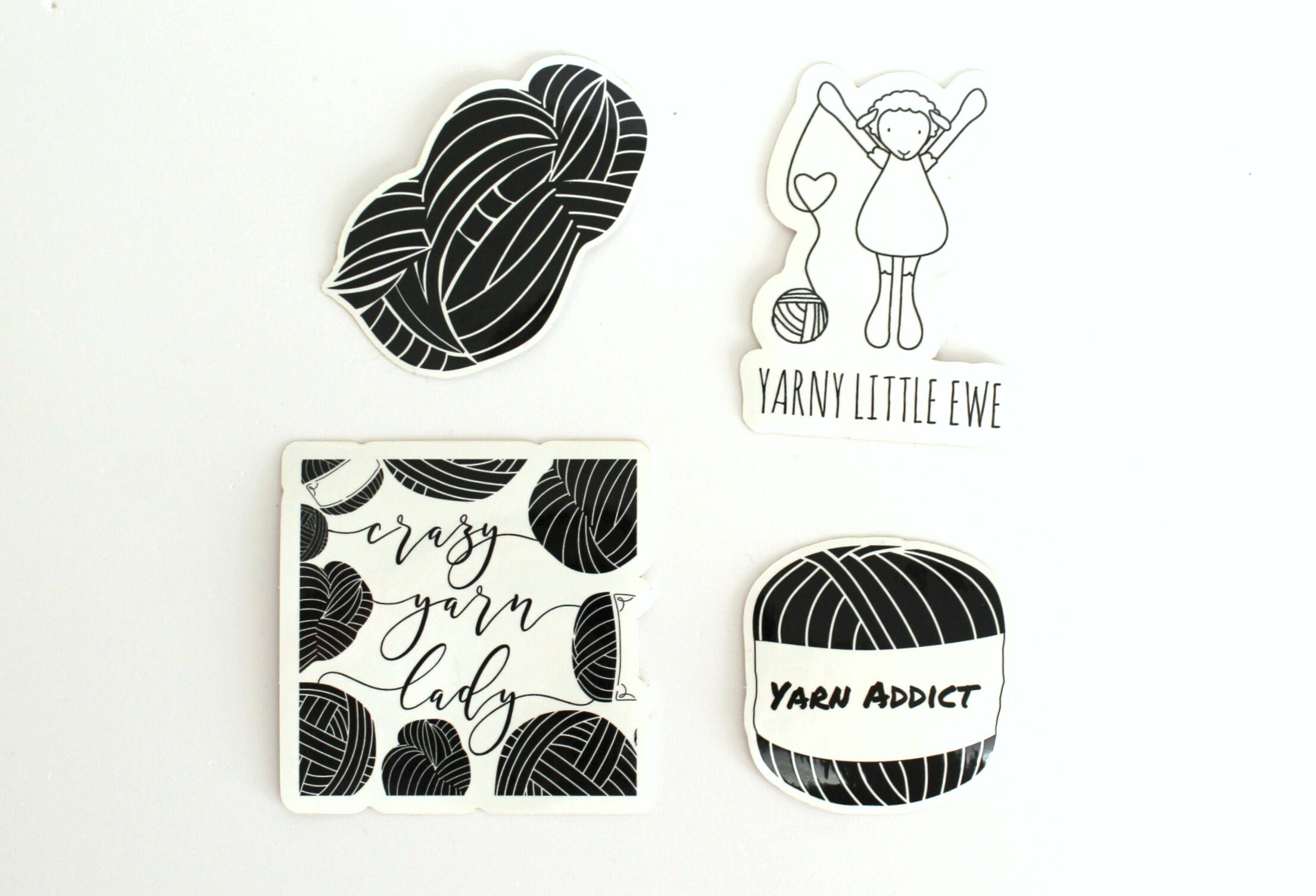 Dear Ewe | Yarn Lovers Die Cut Sticker Pack | Yarn Vinyl Sticker, Yarn ...