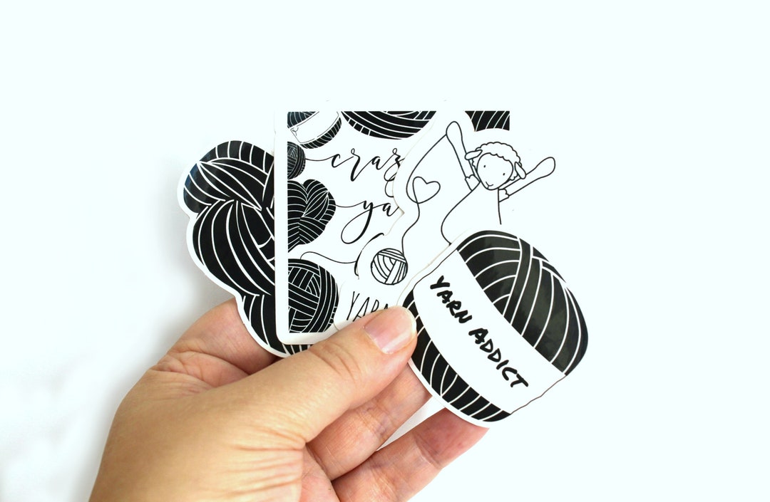 Dear Ewe | Yarn Lovers Die Cut Sticker Pack | Yarn Vinyl Sticker, Yarn ...