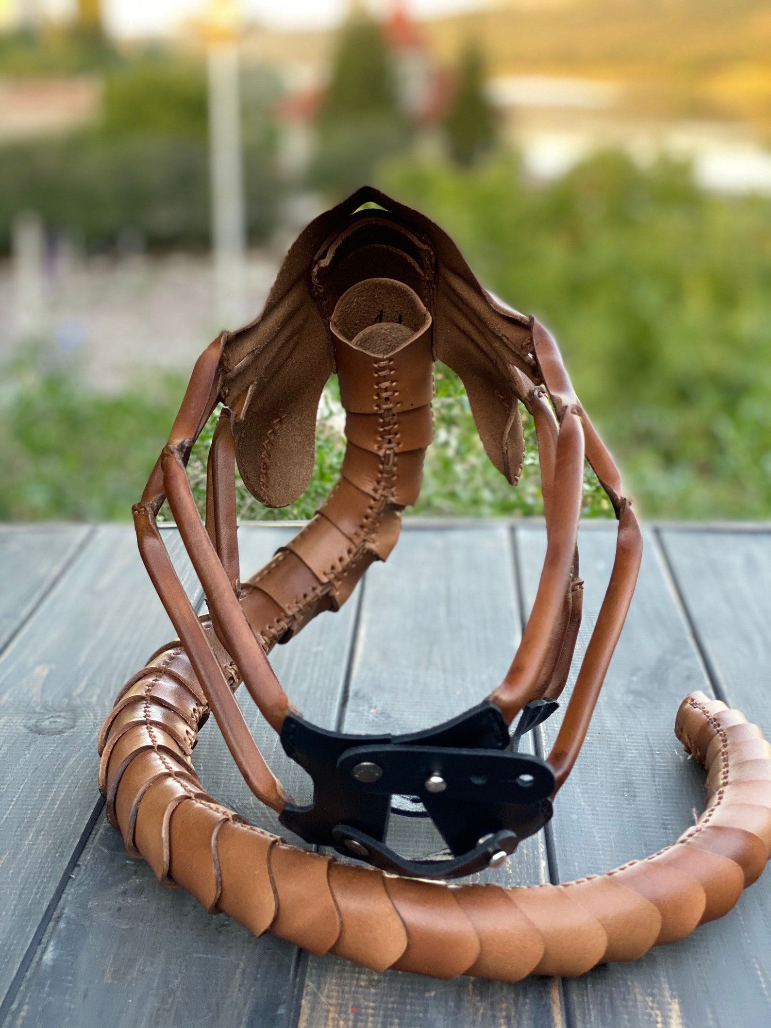 Facehugger Leather Mask Alien Face Hugger Mask Leather Mask - Etsy