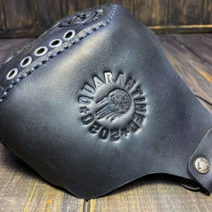 Face Leather Mask Protective Leather Mask Leather Face - Etsy