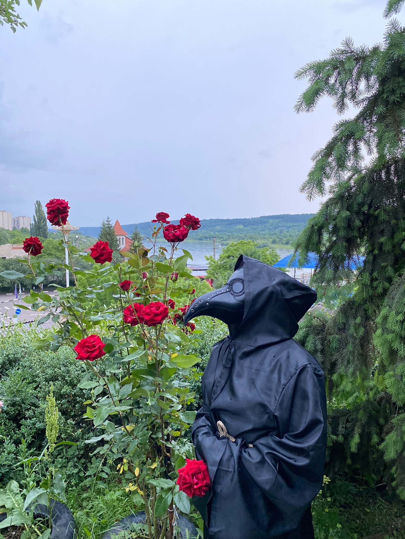 Plague Doctor Mask Black Leather Mask Plague Doctor Bird - Etsy