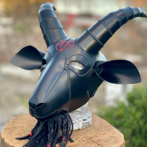 Goat Mask - Etsy