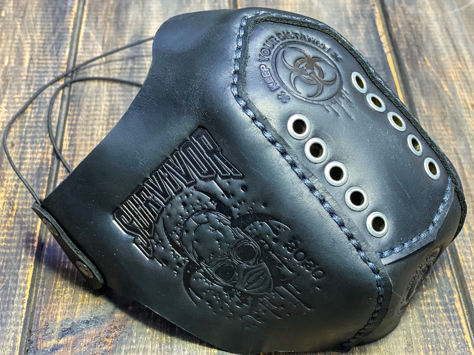 Face Leather Mask Protective Leather Mask Leather Face - Etsy