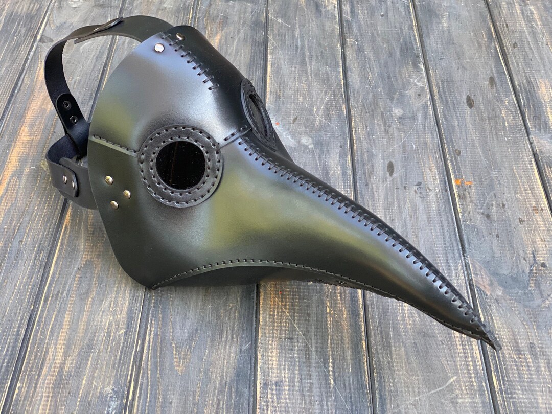 Plague Doctor Mask - Plague Doctor Leather Mask - Plague Doctor Costume ...