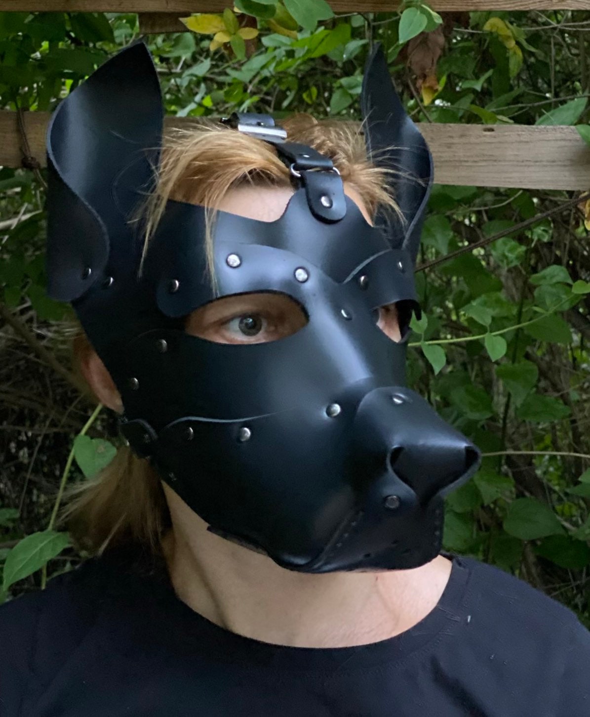 Puppy Play Hood Leather Puppy Mask Leather Dog Mask Sex - Etsy Canada