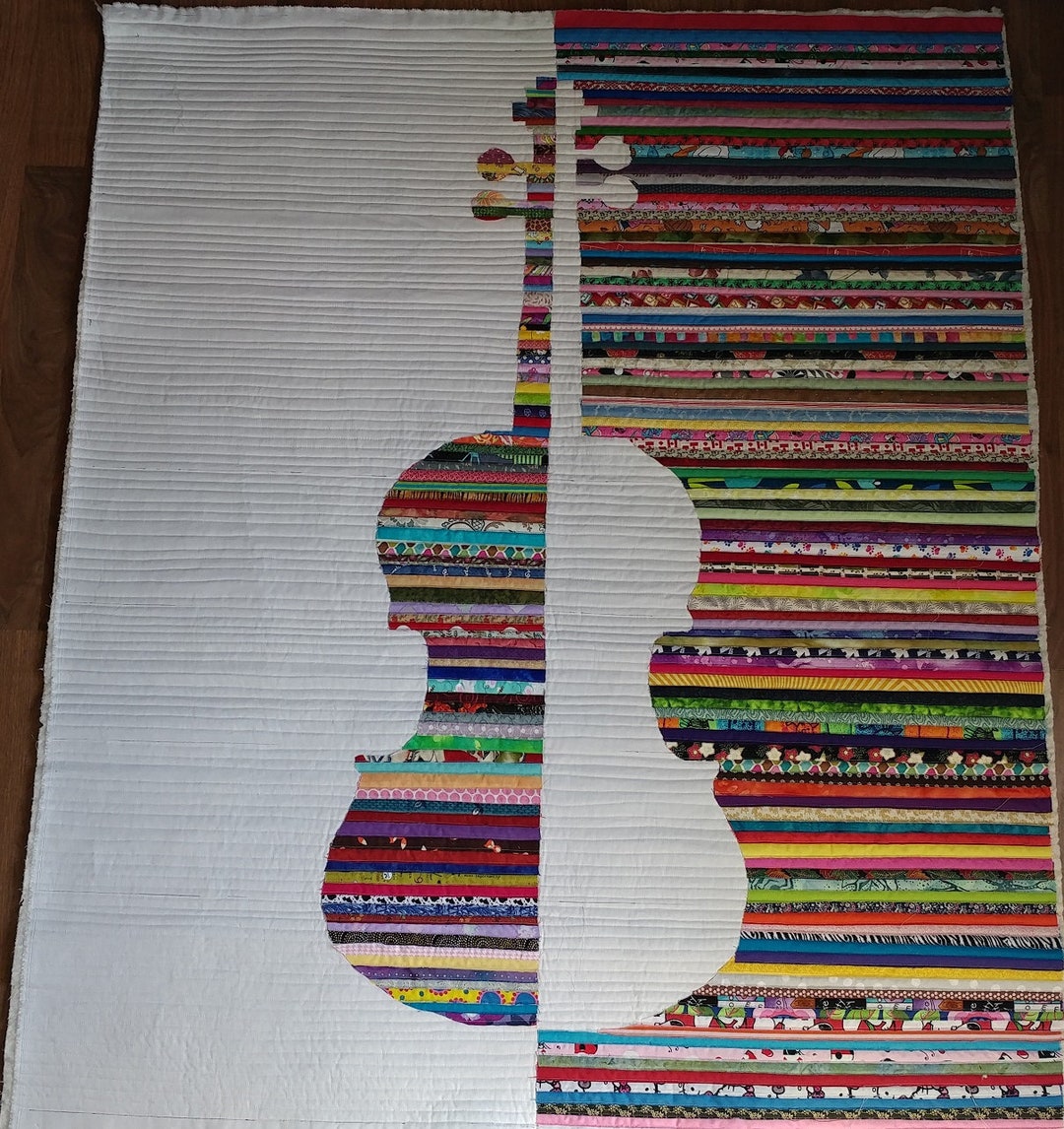 Violin Selvedge Silhouette Pattern/ PDF Download - Etsy