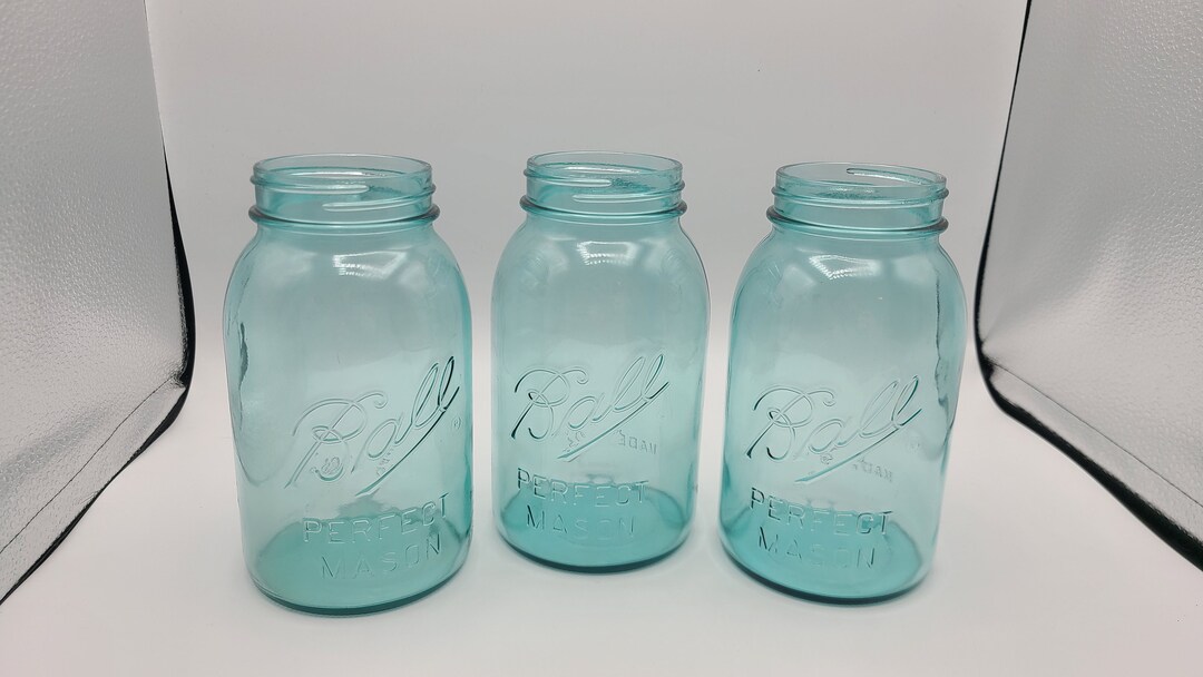 Vintage Blue Ball Quart Jars Mint Reproductions - Etsy