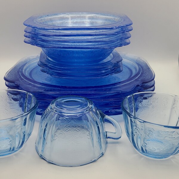 Indiana Glass Blue - Etsy