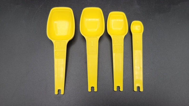Tupperware Replacement Measuring Spoons Daffodil Harvest Gold - Etsy