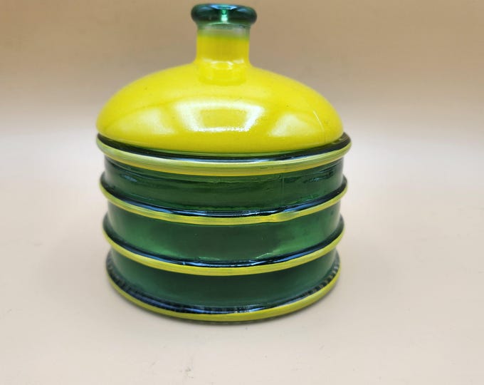 Recycled Glass Made in Spain Glass Jar Cannister With Lid La ...