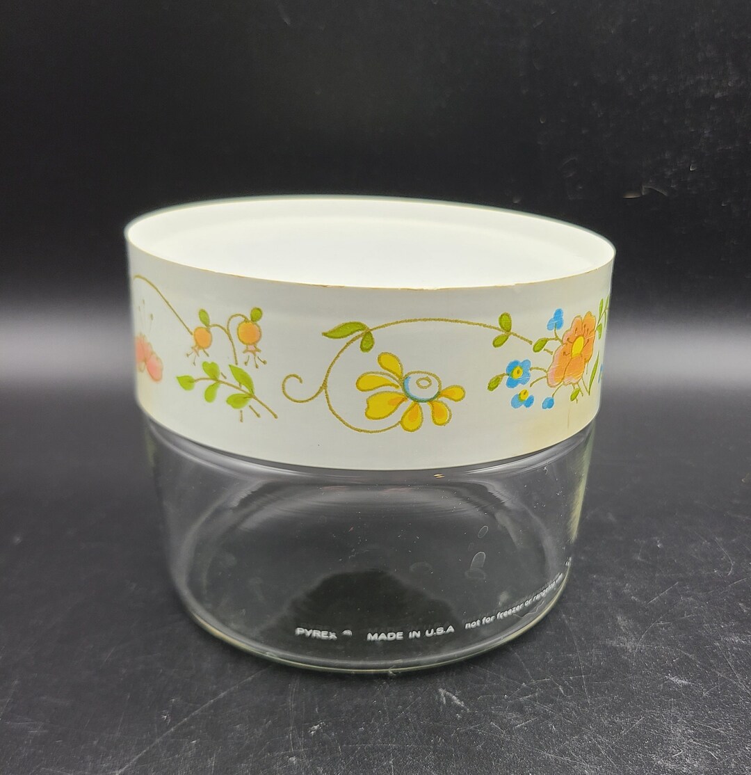 Pyrex See and Store Container Wild Flower Pattern - Etsy