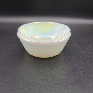 White Aurora Iridescent Moonglow Anchor Hocking, Fire King and Federal ...