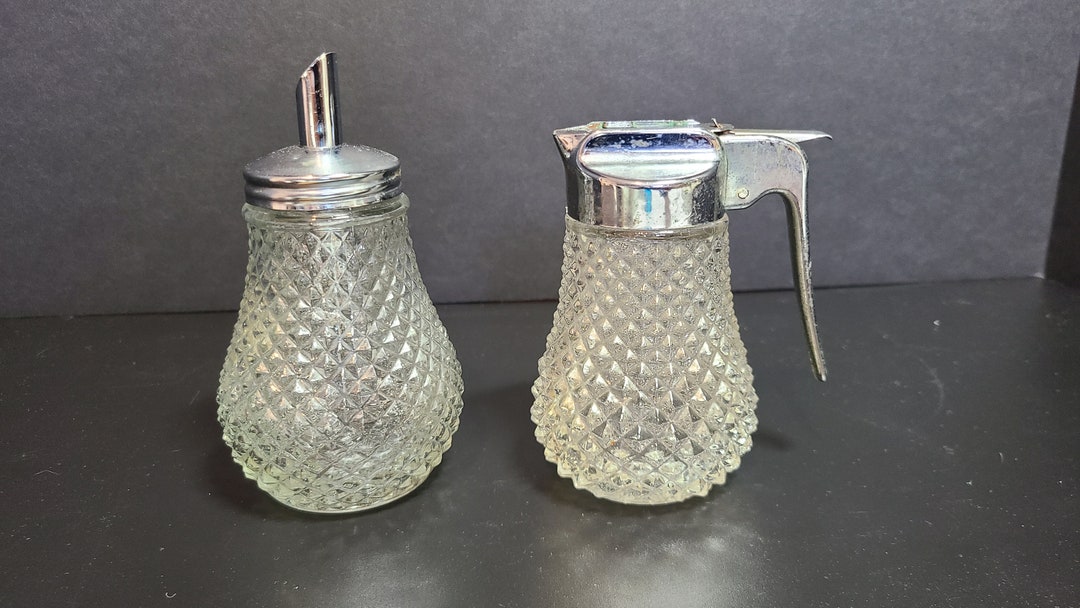 Diamond Point Syrup or Sugar Dispenser Choice - Etsy