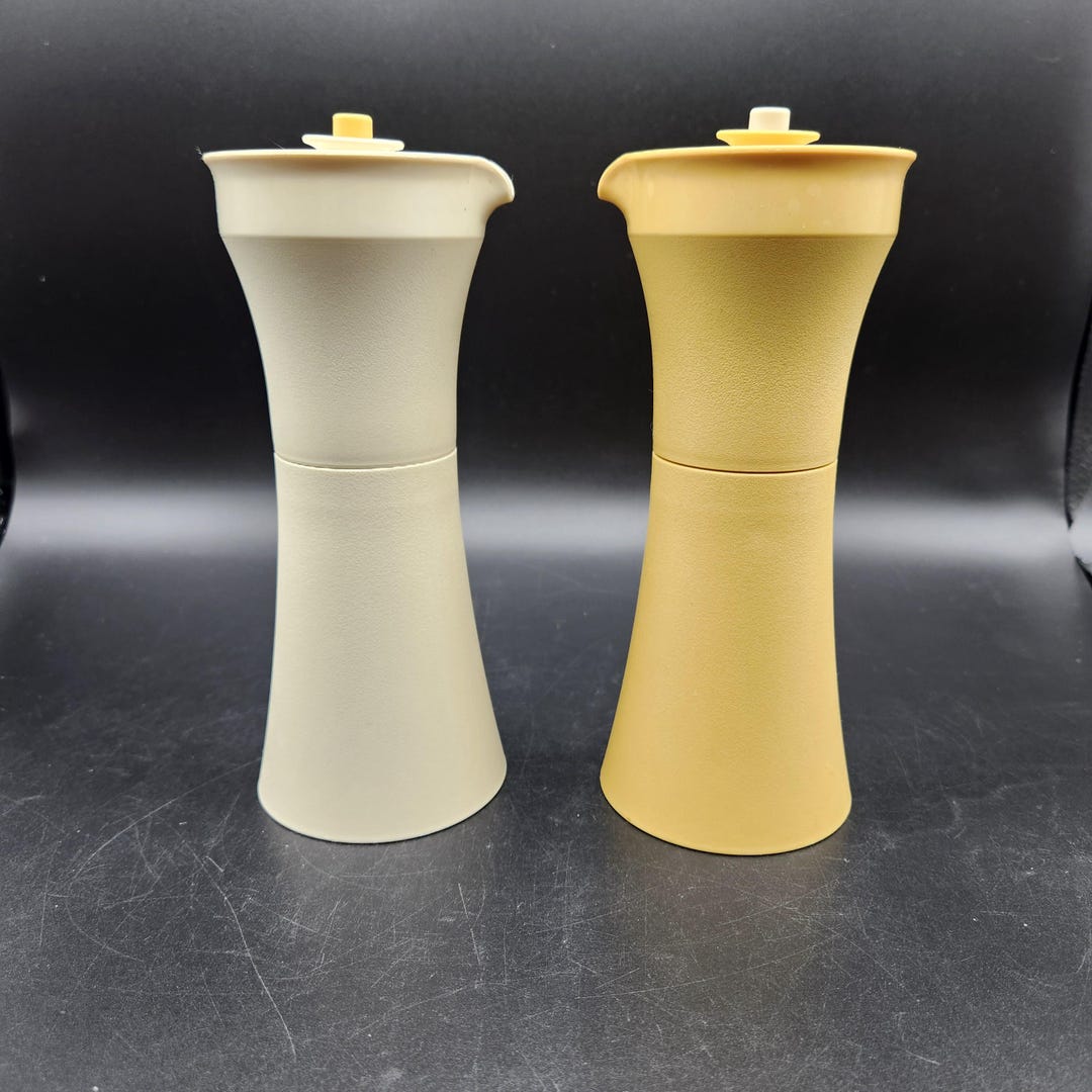 Tupperware Olive Oil and Vinegar Salad Dressing Cruets Pair - Etsy