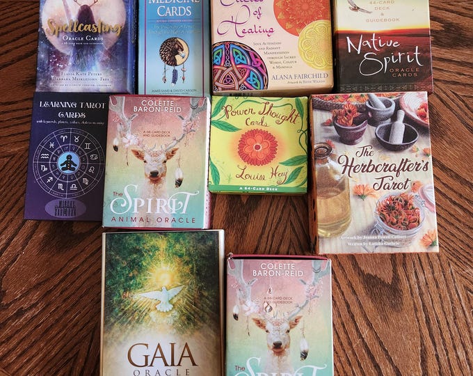 Native Heart Healing Oracle Cards & Guidebook Set Tarot Card Deck Book ...