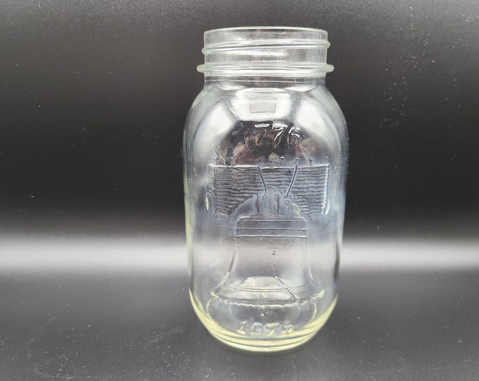 1776 Commemorative Liberty Bell Canning Mason Jar Anchor Hocking - Etsy