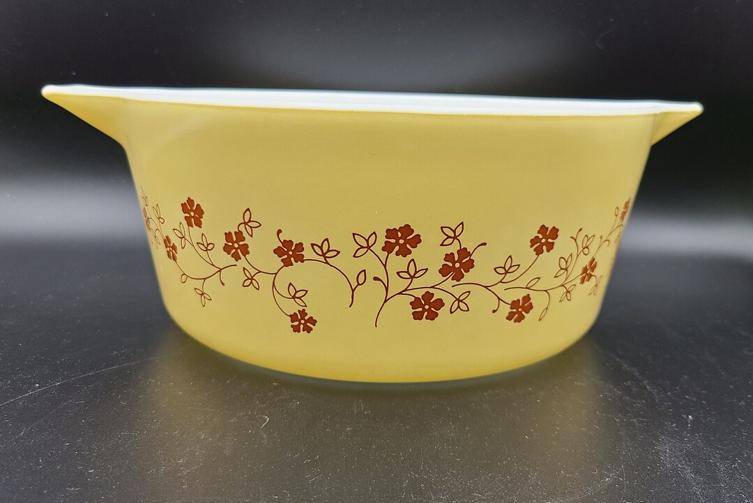 Trailing Flowers Pyrex Casserole Dish 475-B 2.5l - Etsy