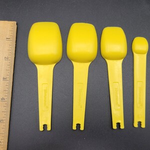 Tupperware Replacement Measuring Spoons Daffodil Harvest Gold Yellow - Etsy