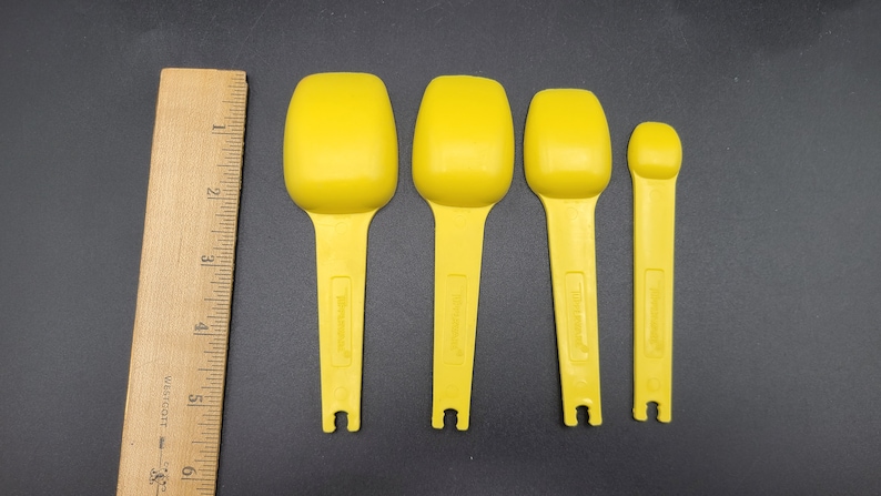 Tupperware Replacement Measuring Spoons Daffodil Harvest Gold Yellow - Etsy