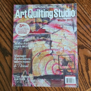 Art Quilting Studio Magazine Winter 2015 - Etsy