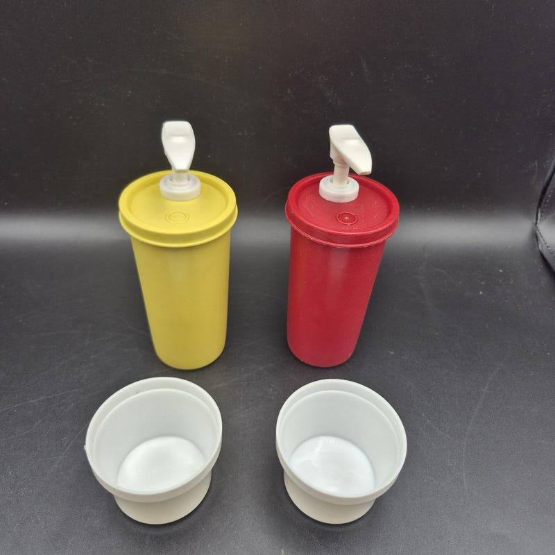 Vintage Tupperware Ketchup - Etsy