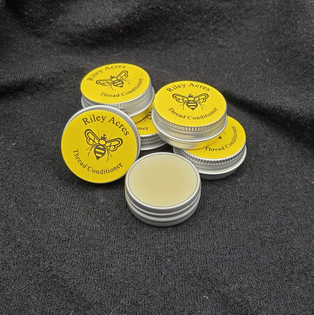 Thread Conditioner for Hand Sewing 100% Natural Aluminum Tin, Smooth ...