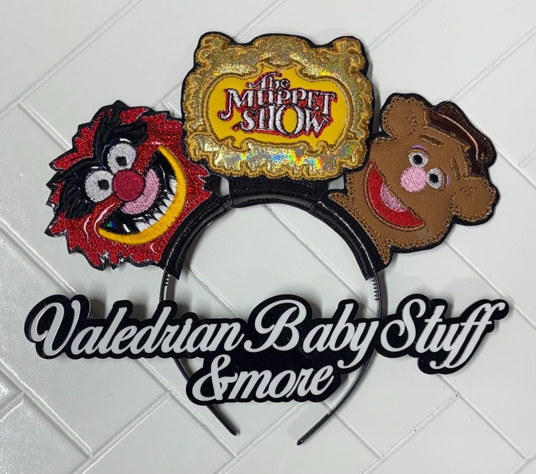 Muppet Animal and Fozzie Bear Inspired Mouse Ears Headband Accessories ...