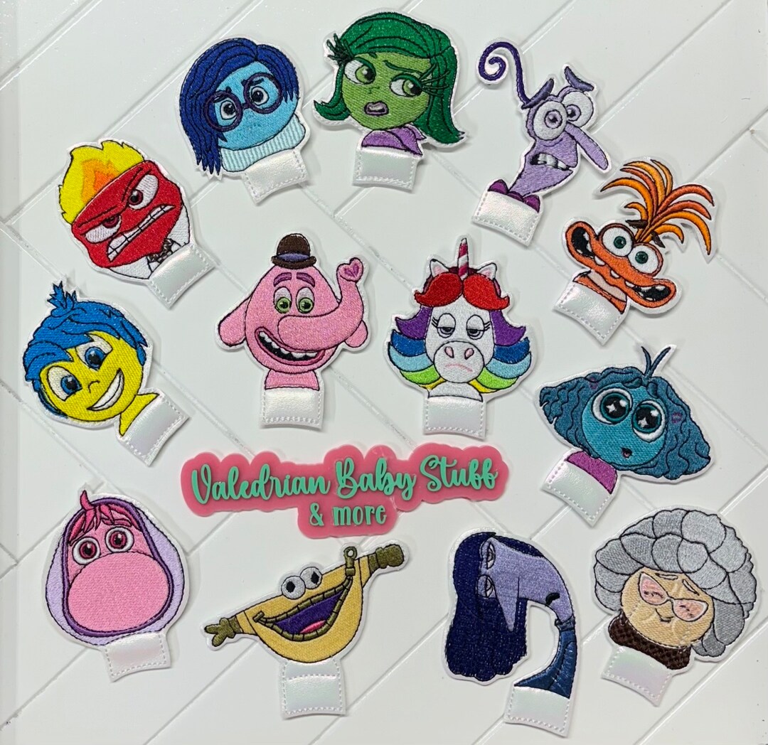 Inside Out Disgust, Joy, Sadness, Anger, Bing Bong & Fear Inspired ...