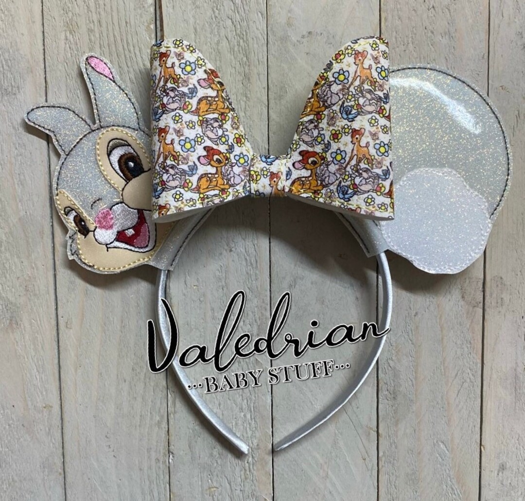 Bambi Thumper Rabbit Inspired Mouse Ears Headband Accessories Costume ...
