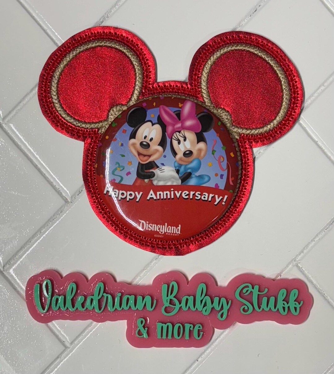 Mickey Mouse Rope Inspired Button Accessory - Etsy