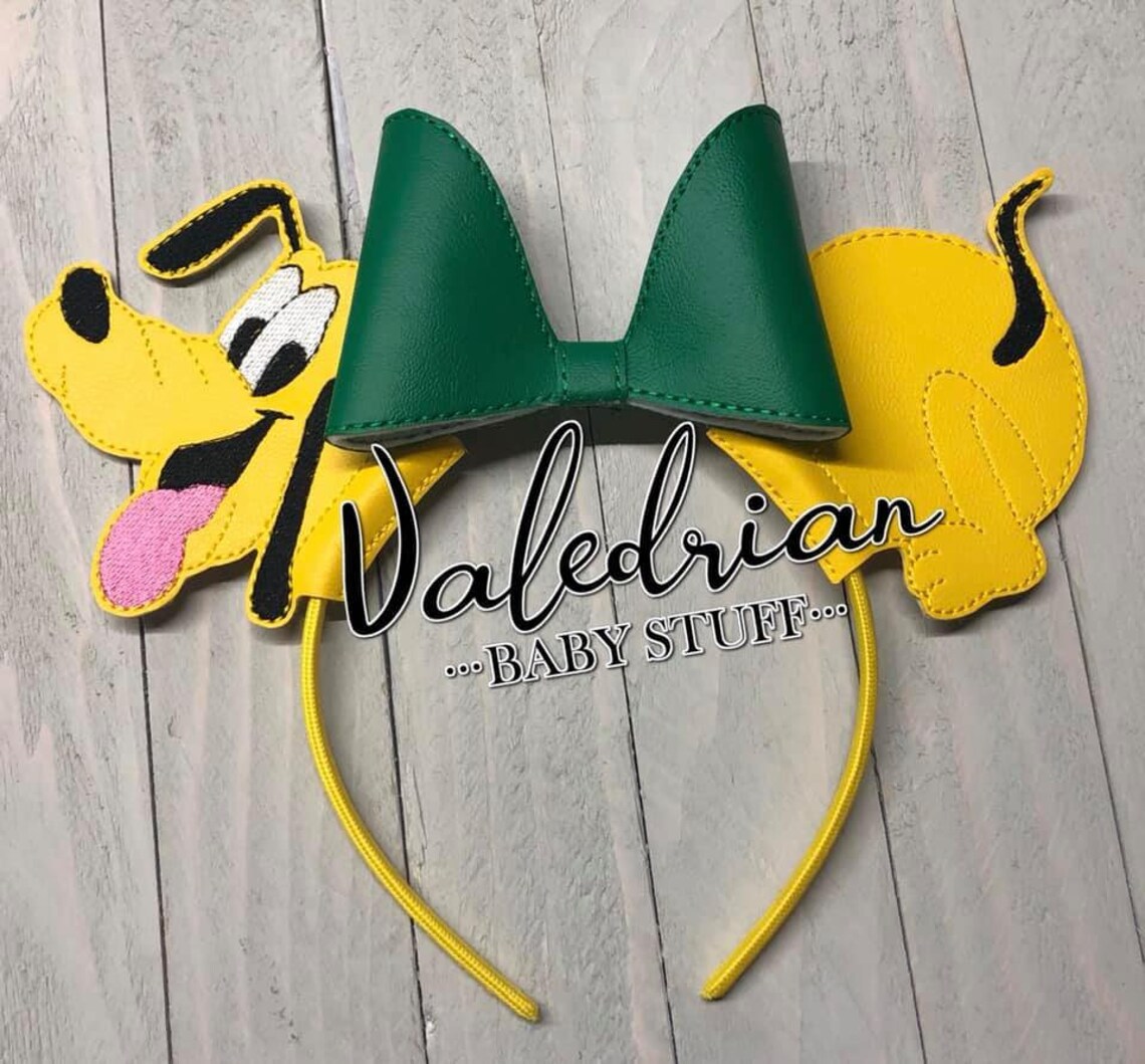 Pluto Inspired Mouse Ears Headband Accessories Costume Dress up Pretend ...